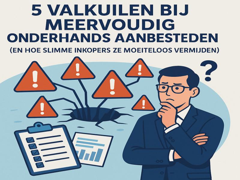 5 Valkuilen bij meervoudig onderhands aanbesteden (en hoe slimme ...